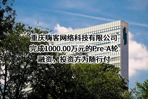 重庆嗨客网络科技有限公司完成1000.00万元的Pre-A轮融资，投资方为随行付。-商机网
